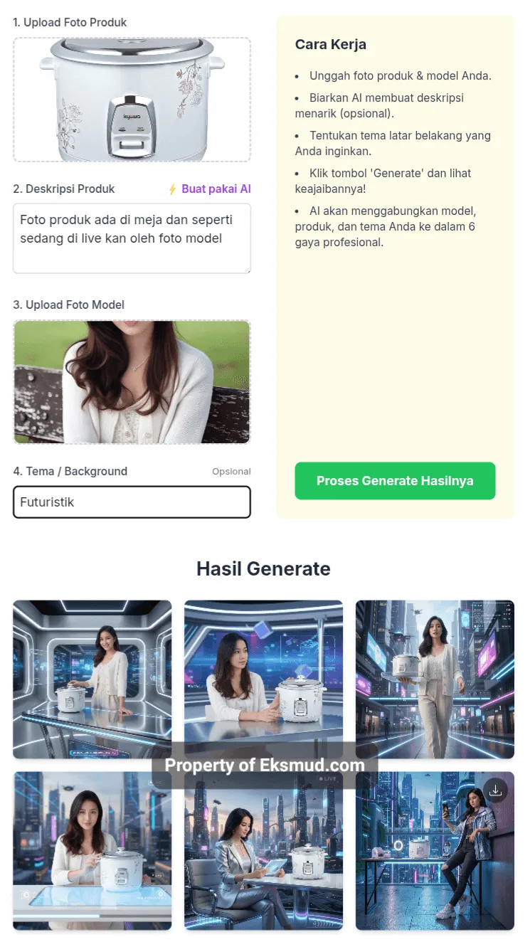 PRODUCT STYLER AI – Belajar Bisnis Digital